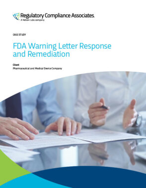 FDA 483 and Warning Letters | FDA Consultants | RCA®